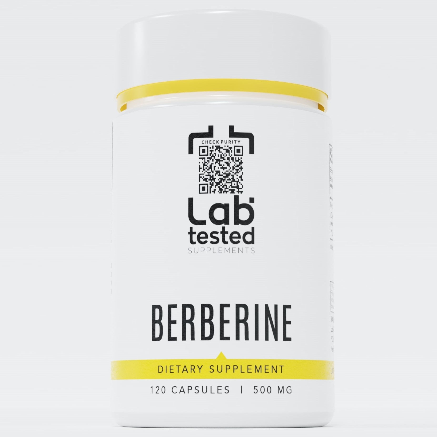 Berberine - 120 500mg capsules – Lab Tested Supplements